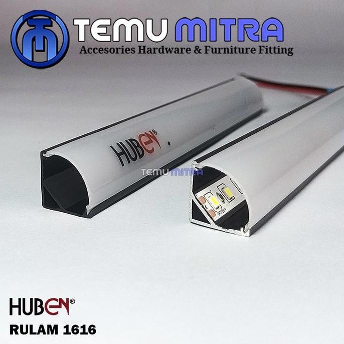 Jual Tersedia Rumah Lampu Led Strip Rulam1616, Houshing LED Strip sudut ...
