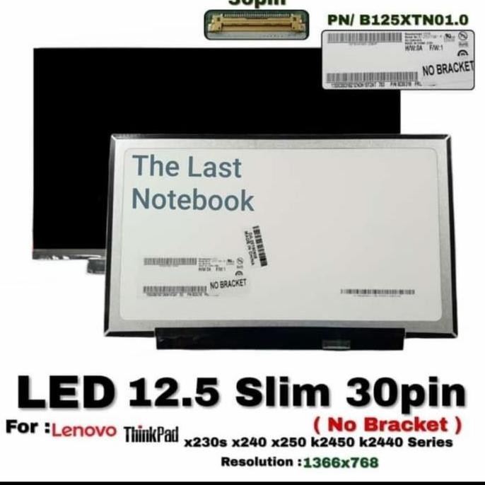 Jual Layar LED LCD Laptop LENOVO ThinkPad X240 X230 X230S X250 K2440 ...