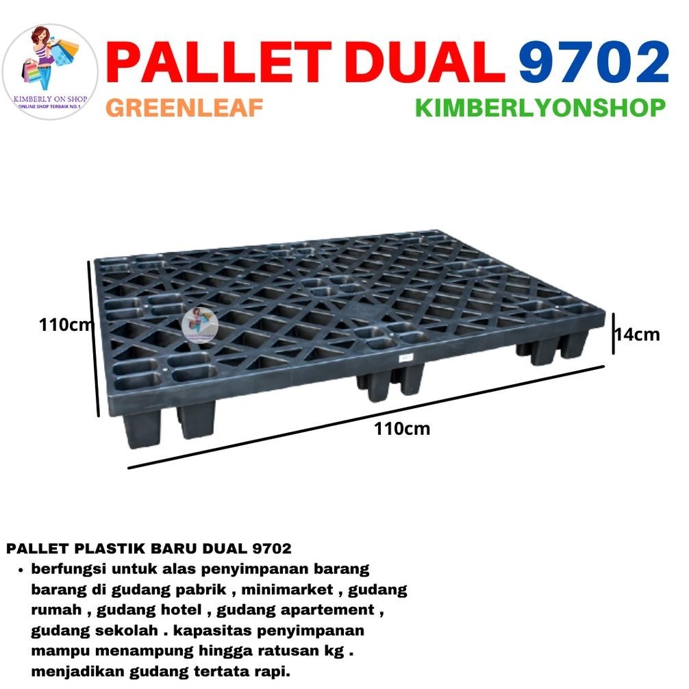 Jual Pallet Dual Industri 9702 Green Leaf Viral | Shopee Indonesia