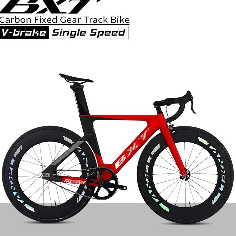 Jual Bxt 700C Front V-Brake Carbon Fiber Track Bicycle Track Frame V ...