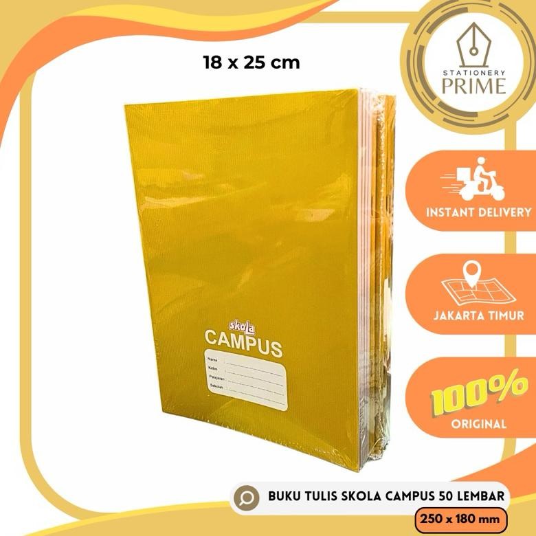 Jual Buku Tulis CAMPUS BOXY / MAXI Panjang 50 Lembar ATLAS / BIO BOXY ...