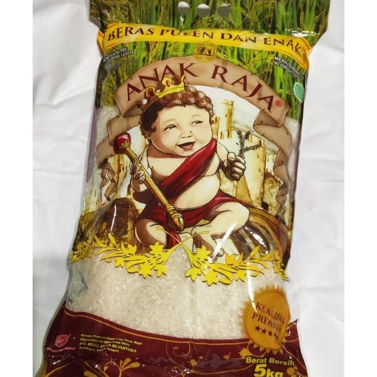 Jual Beras Anak Raja 5 Kg Pulen dan Enak RB10 | Shopee Indonesia