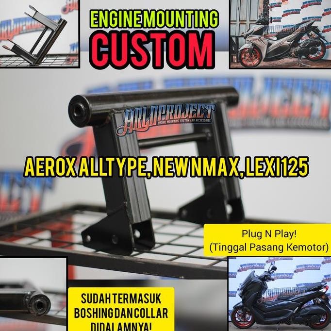 Jual Engine Mounting Custom Aerox Old&New | Shopee Indonesia