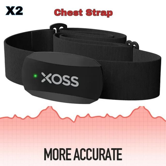 Jual Xoss Sensor Denyut Jantung Heart Rate Monitor Bluetooth ANT ...