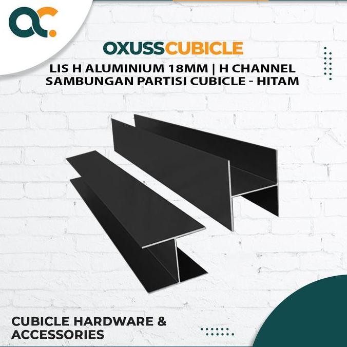 Jual BEBAS ONGKIR - Lis H Aluminium Channel Sambungan Partisi Cubicle ...