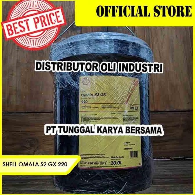 Jual TERBARU - SHELL OMALA S2 GX / G 220 ( GEAR OIL - ISO VG 220 ...