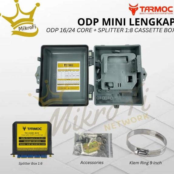 Jual Odp 8 Core Lengkap Splitter Box 1:8 Upc | Odp Mini 8 Core Lengkap ...