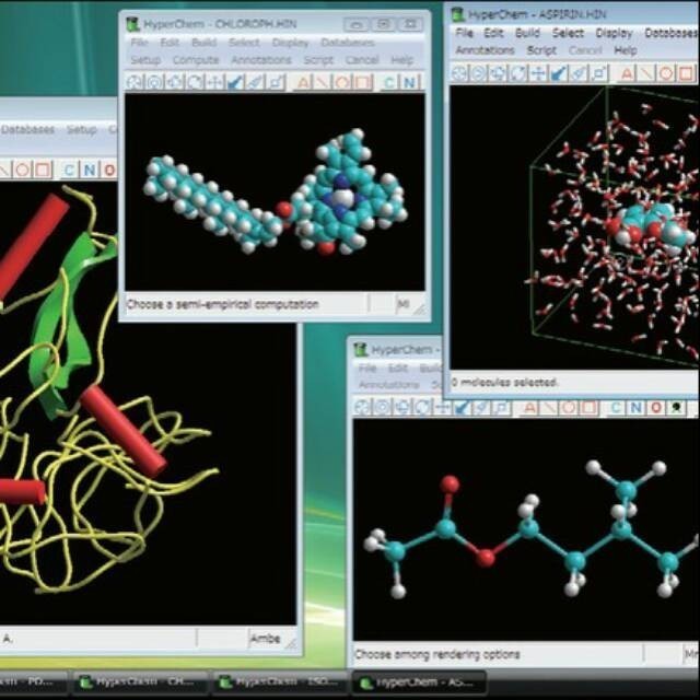 Jual HyperCube HyperChem Professional V8~Modeling Molekuler Kimia Work ...