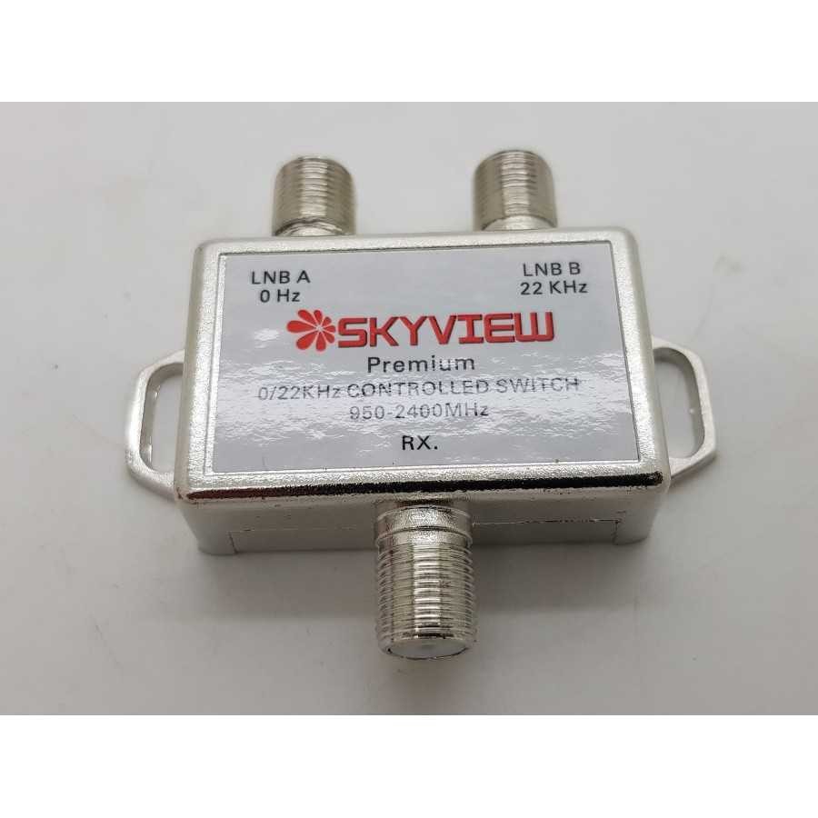 Jual SWITCH 22K SKYVIEW 2 LNB / SATELIT 1 RECEIVER ON OFF SWITCH ...