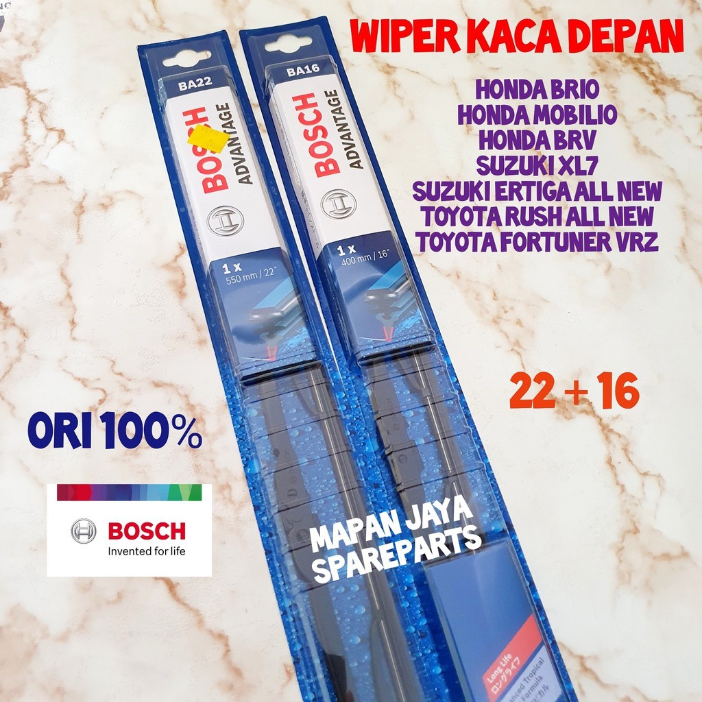 Jual NEW PROMO BOSCH WIPER DEPAN - ALL NEW RUSH TERIOS 2018-2022 / FORTUNER VRZ (ORI) | Shopee ...