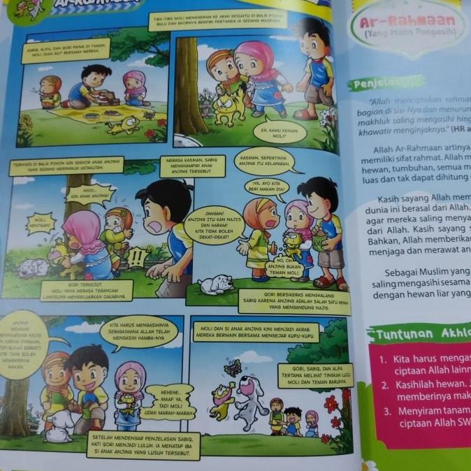 Jual Komik Asmaul Husna 72 Halaman Kertas Mat Paper Gip Stok Terbatas ...
