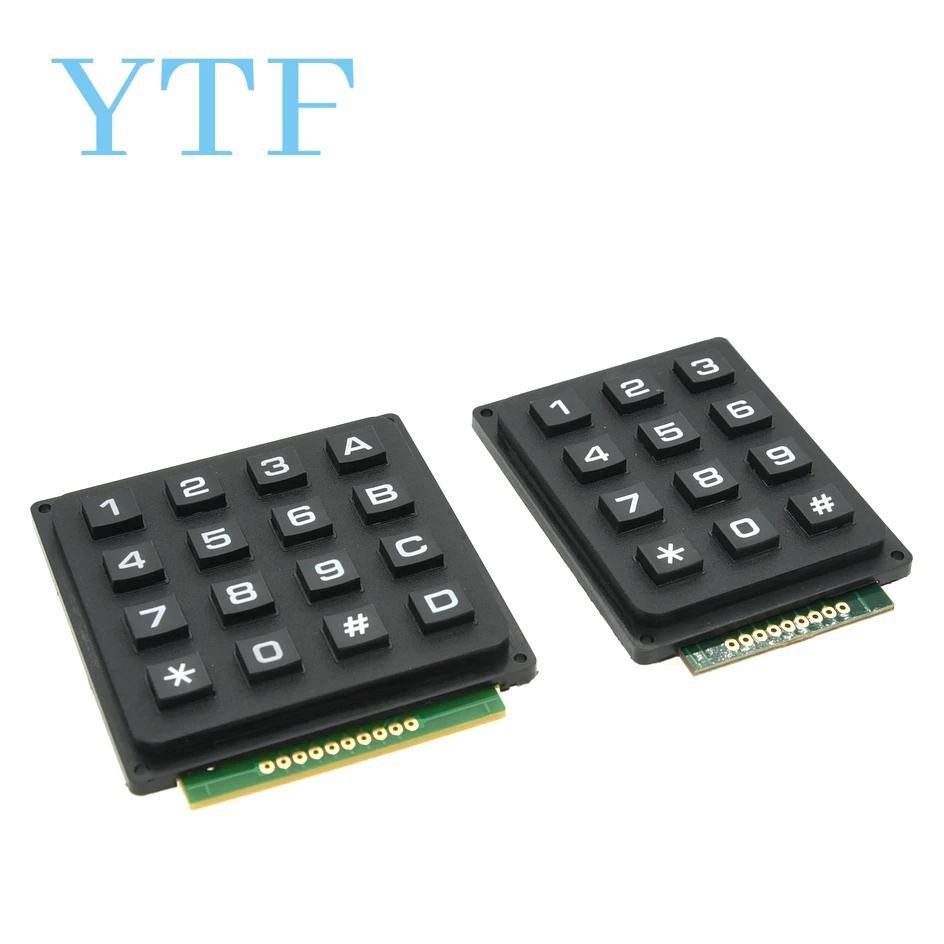 Jual 4X3 12key4X4 Matrix Keyboard Keypad Module Use Key PIC AVR Stamp Sml 4*4 3*4 Plastic Keys ...