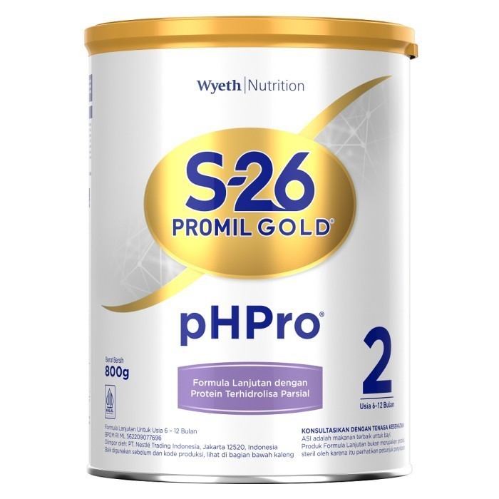 Jual S-26 PROMIL GOLD PH PRO 2 800 GR / SUSU FORMULA USIA 6-12 BULAN ...