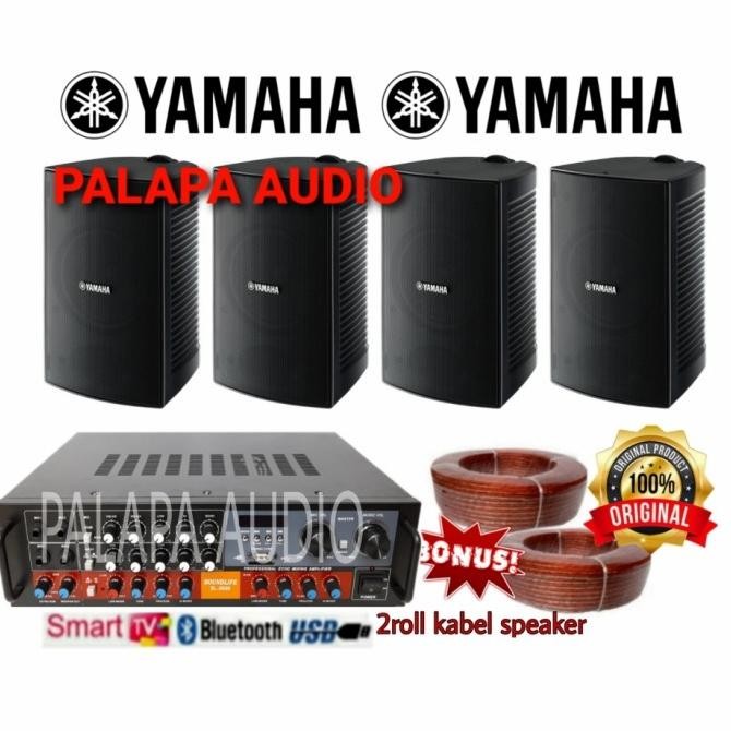 Jual Paket Sound System Audio Cafe / Restoran Amplifier + 4 Unit Speaker | Shopee Indonesia