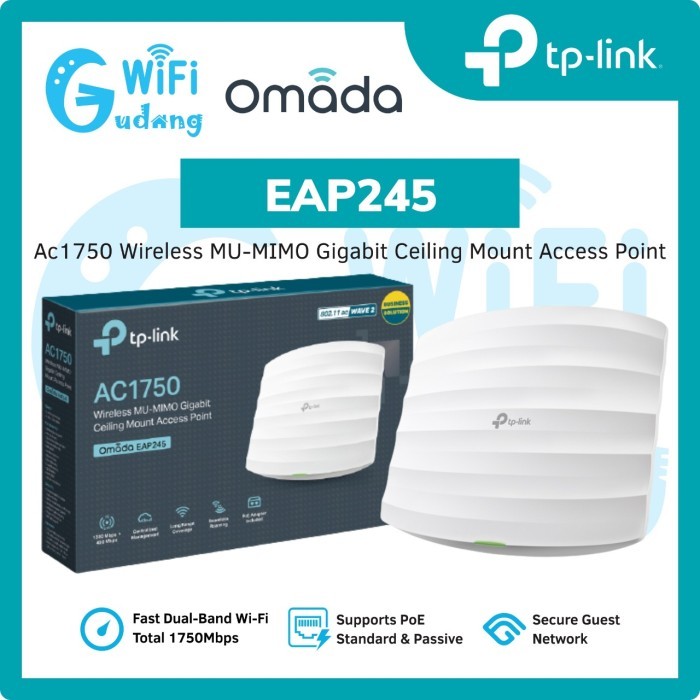 Jual Tp-Link Eap245 Ac1750 Wireless Dual Band Gigabit Ceiling Mount ...