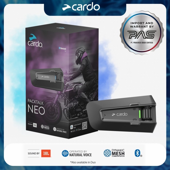 Jual CARDO PACKTALK NEO SINGLE INTERCOM (GARANSI RESMI PT. PAS ...