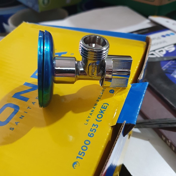 Jual Stop Kran Kloset Wastafel Cabang Kran F Onda Jf 03 Ta (Angle Valve ...