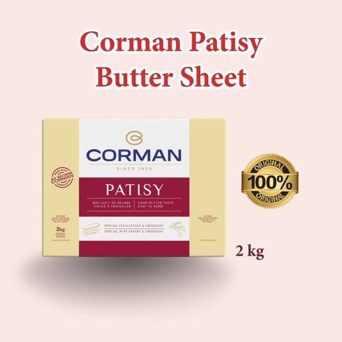 Jual Corman Patisy Butter Sheet 2kg | Shopee Indonesia