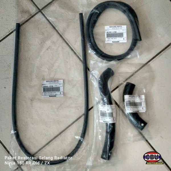 Jual Paket Restorasi Selang Radiator Ninja 150 Rr Old Zx Barang Langka | Shopee Indonesia