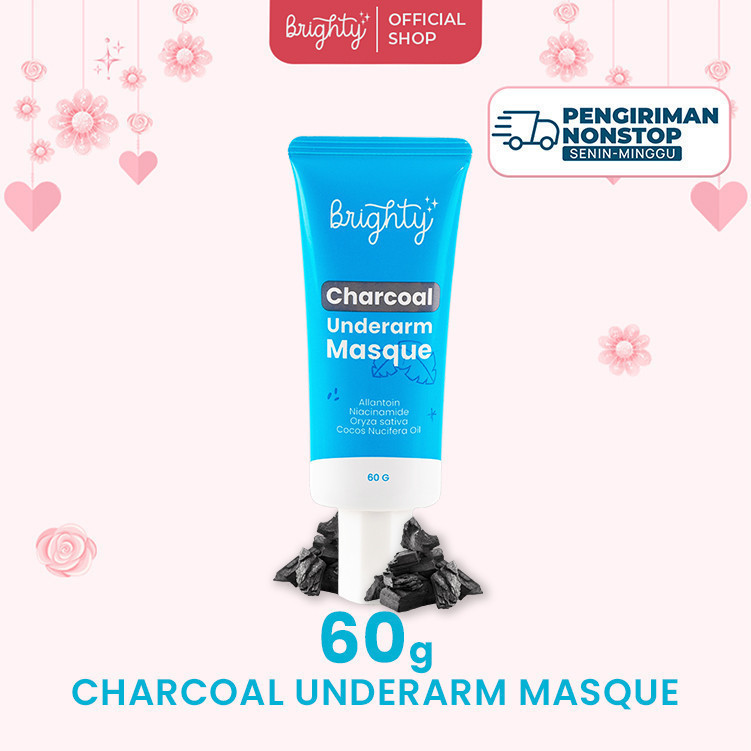 Jual Brighty Charcoal Underarm Masque Masker ketiak Pencerah Pemutih ...