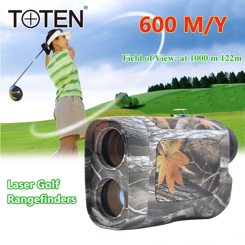 Jual Toten Portable 6x25 Laser Rangefinder 600M Metre Distance Telescope With Flag-Lock For Golf ...