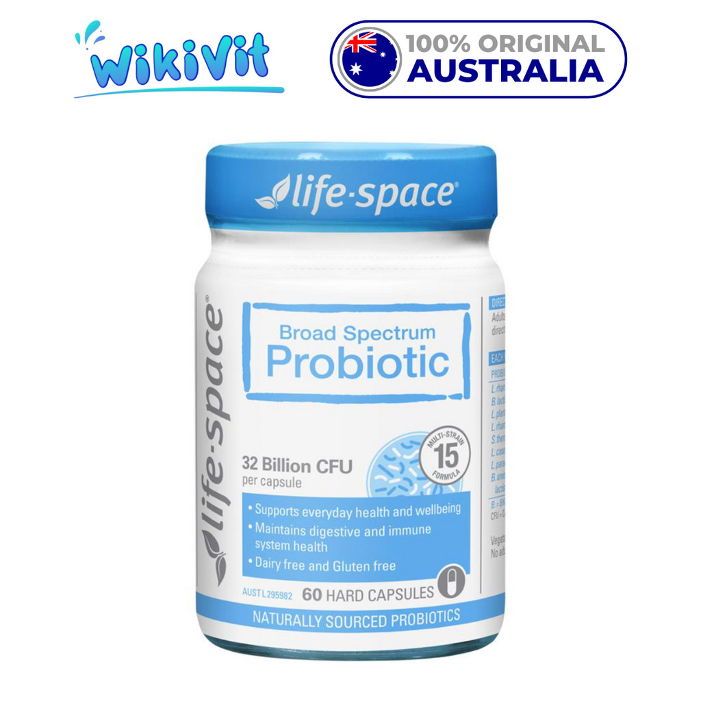 Jual LIFE-SPACE Broad Spectrum Probiotic 60 Capsules - ORIGINAL ...