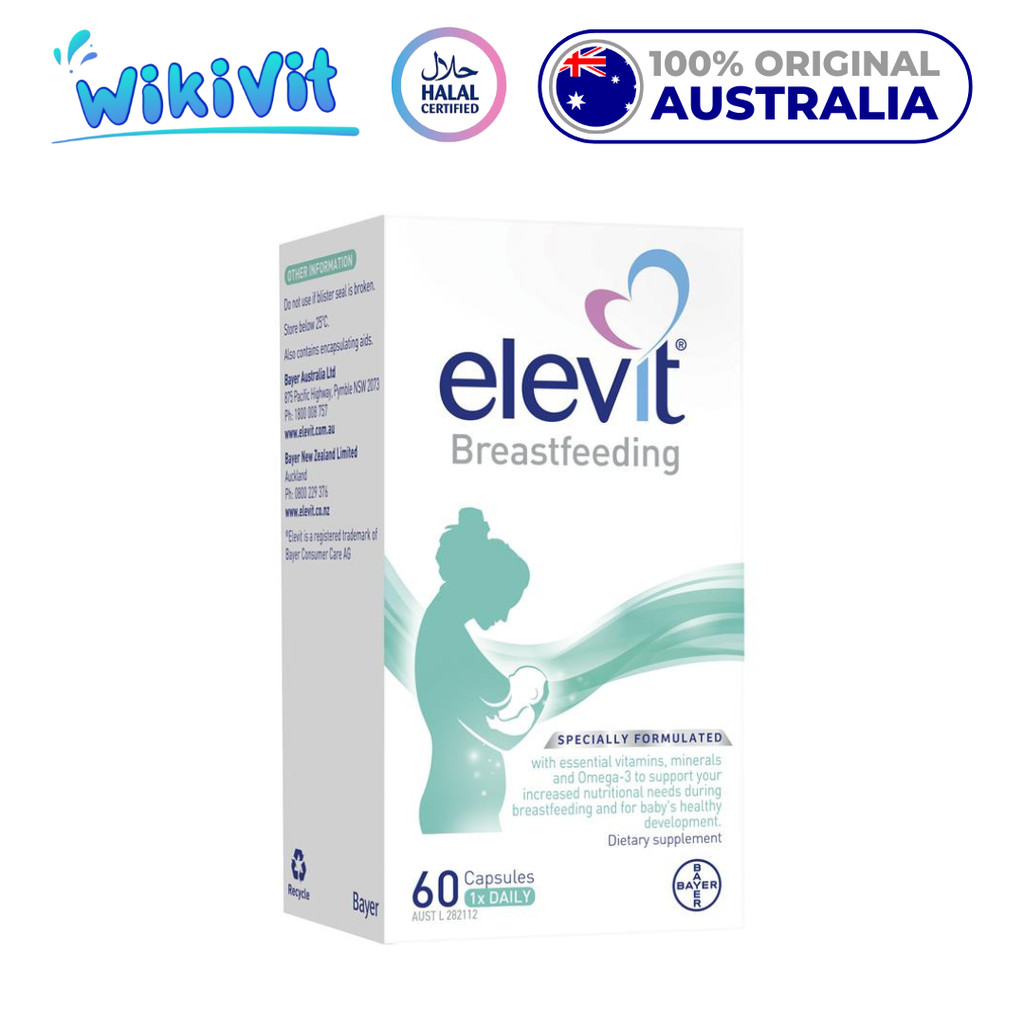 Jual ELEVIT Breastfeeding 60 Capsules - ORIGINAL AUSTRALIA / Kapsul ...
