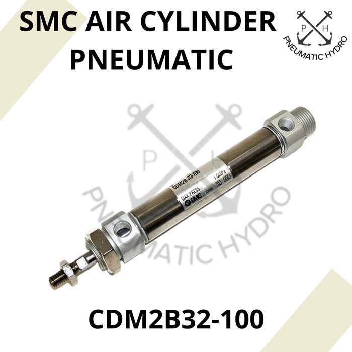 Jual SMC AIR CYLINDER CDM2B32-100/ CM2B32-100 PNEUMATIC | Shopee Indonesia