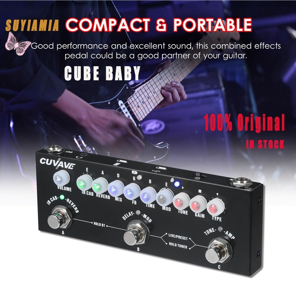 Jual Pedal Multi-Efek Gitar CUVAVE CUBE BABY dengan Beban IR Model 9 ...