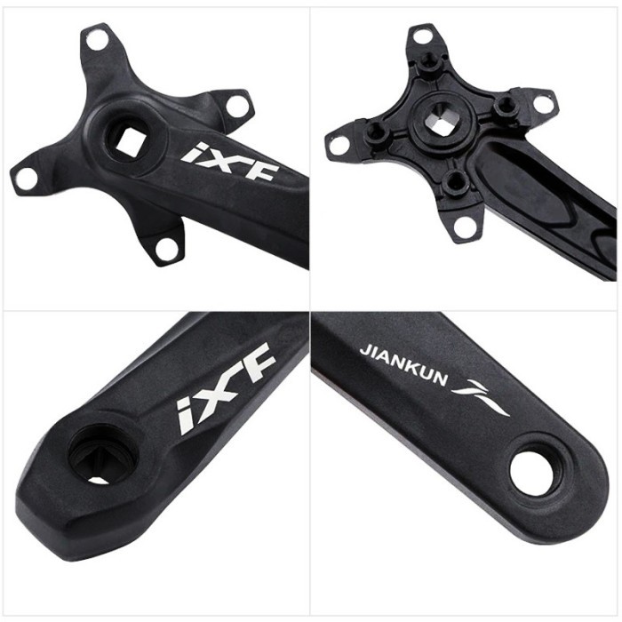 Jual Bartape Ixf Crankset Single Crank Arm 170 Mm Square Hollow Bcd 104 ...