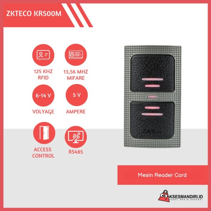 Jual Mesin Reader Zkteco Kr500M | Shopee Indonesia