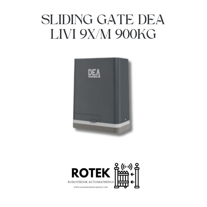 Jual mesin pagar otomatis sliding gate DEA ITALY Original 900kg LIVI ...