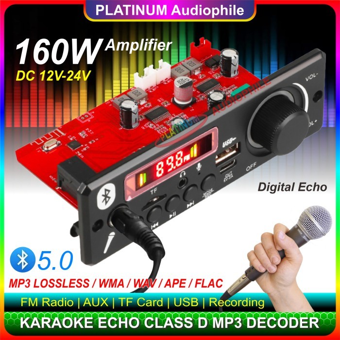 Jual Jual [READY] Modul MP3 Bluetooth Karaoke Microphone Echo Class D ...