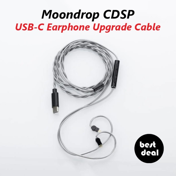 Jual Jual [READY] Moondrop CDSP USB-C DSP Earphone IEM 2pin Upgrade Cable with Mic | Shopee ...