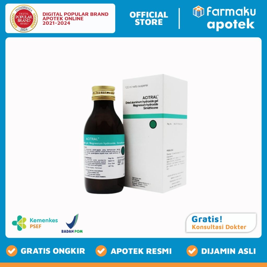Jual Acitral Syrup 120 ml - BIN | Shopee Indonesia