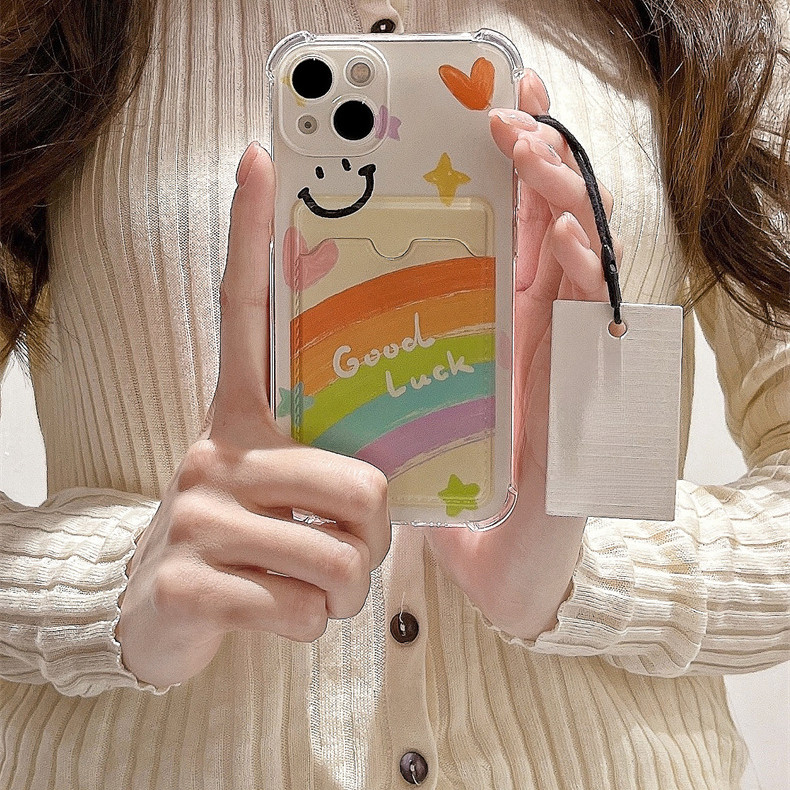 Jual Card Holder Lanyard Terbaru Smile Soft Case Hp Vivo V40 Lite 5G Y28 Y03 Y18 Y02 Y27S Y17 ...