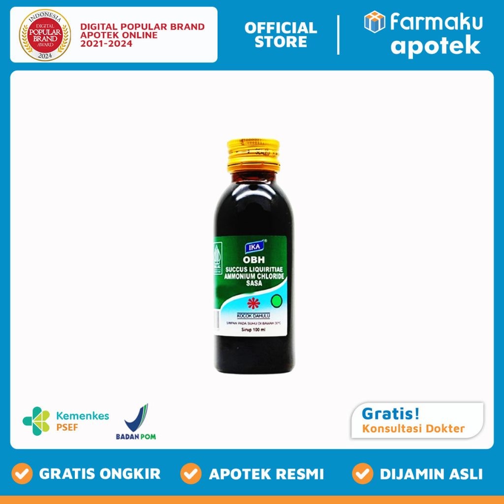 Jual OBH Ika Syrup 100 ml - BYM | Shopee Indonesia