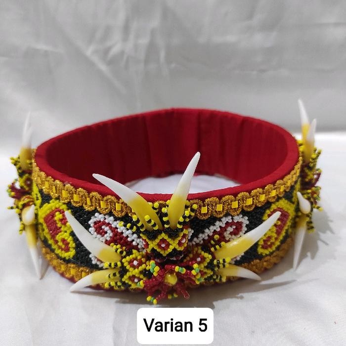 Jual Terlaris Topi Adat Dayak Kalimantan Warna Merah | Shopee Indonesia