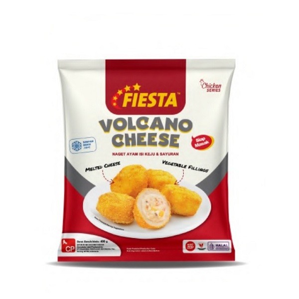 Jual FIESTA CHICKEN NUGGET VOLCANO CHEESE 400 GR | Shopee Indonesia