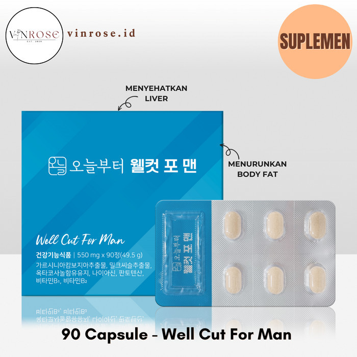 Jual Well Cut For Man Korea (90 Kapsul)/ Fat Burner | Shopee Indonesia