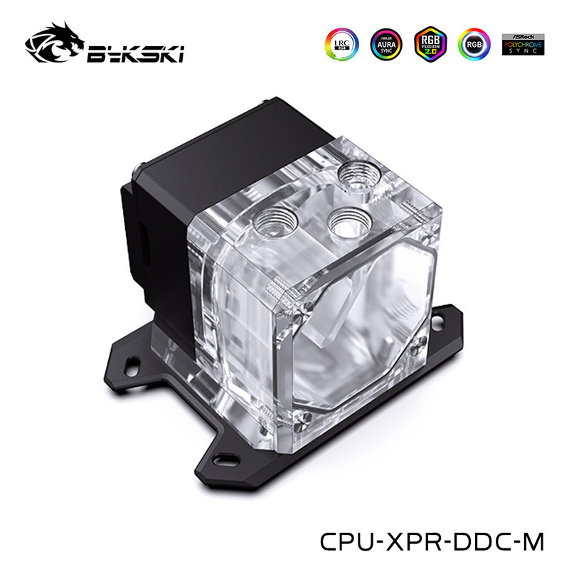 Jual Bykski AMD RYZEN AM4 AM5 CPU Water Cooling Block Bundle With Pump ...