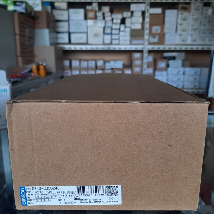 Jual Power Supply Omron S8Fs-C35024J + Bracket (Output 24Vdc 14.6A) | Shopee Indonesia
