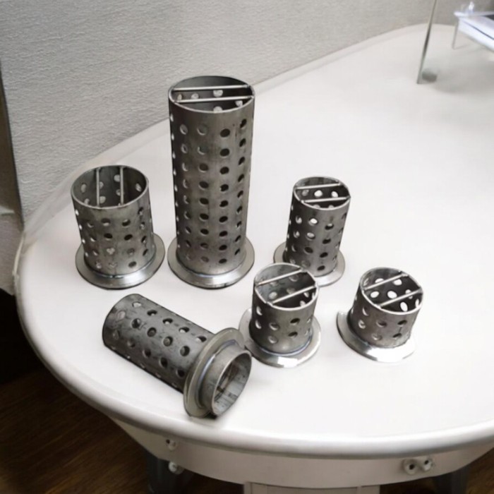 Jual favorit] 4 x 9 inch Flask Tabung untuk Casting (Tinggi 22,86 cm ...