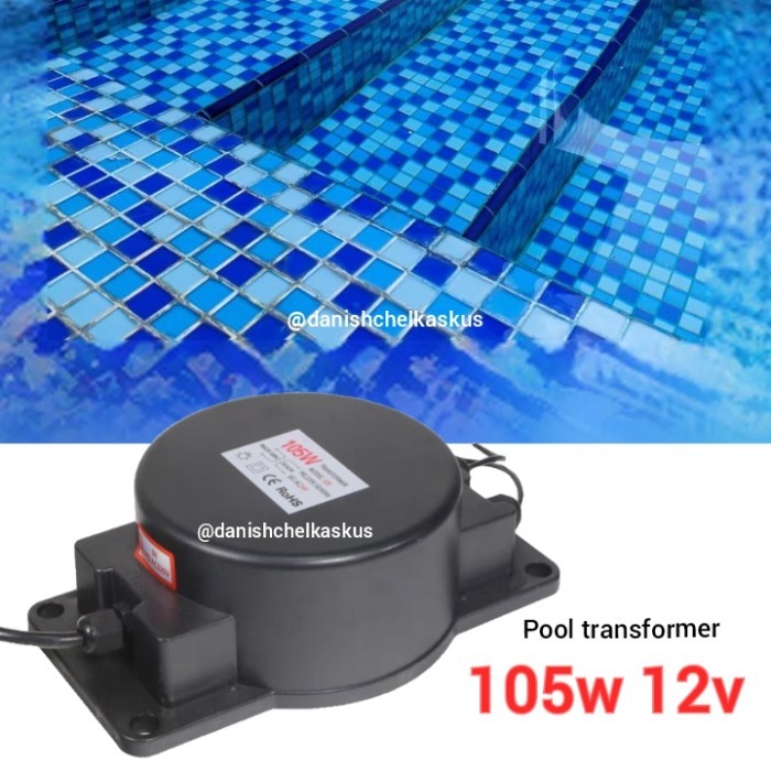 Jual Trafo Kolam Pool Transformer 105W 105 Watt 12V 12 Volt | Shopee ...