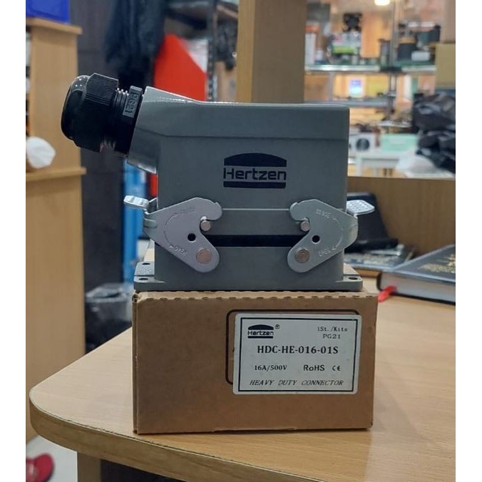 Jual Original Heavy Duty Connector 16 Pin Hdc He 016 Hertzen Bukan Harting | Shopee Indonesia
