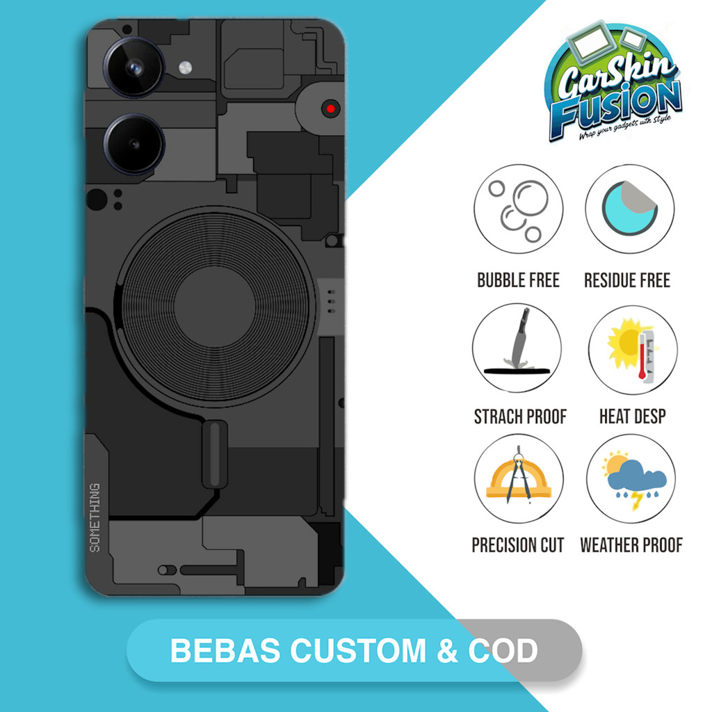 Jual Garskin Skin Realme 10 4G Something dark Kode - 7XA Bisa Custom ...