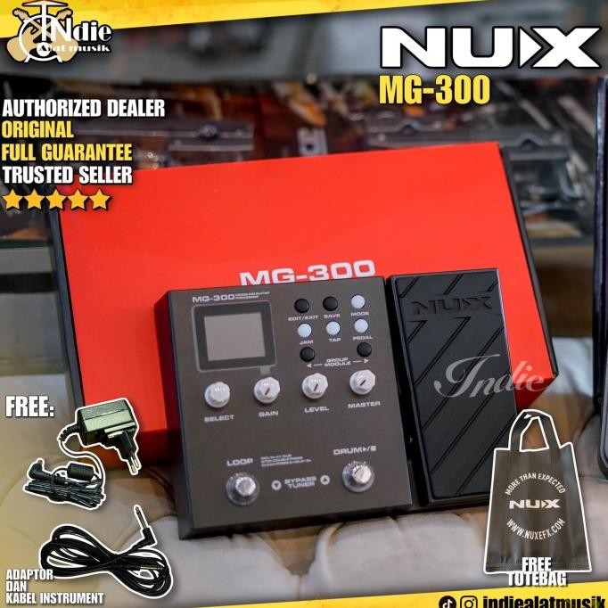 Jual Efek Gitar Digital Multi Efek NUX MG300 MG 300 MG-300 | Shopee ...