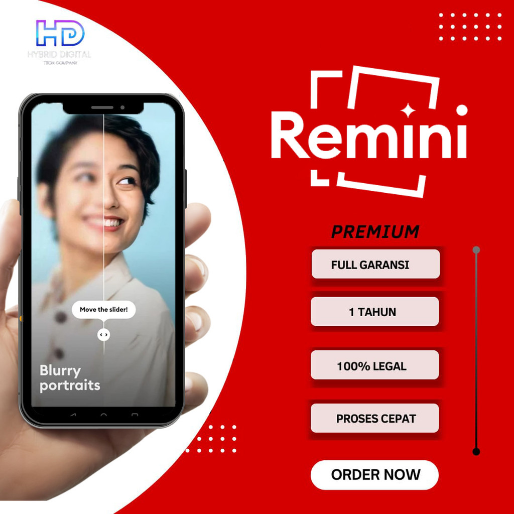 Jual Remini Pro 1 Tahun Unlock Semua Fitur Untuk Ios, Ipad, Android, Pc ...