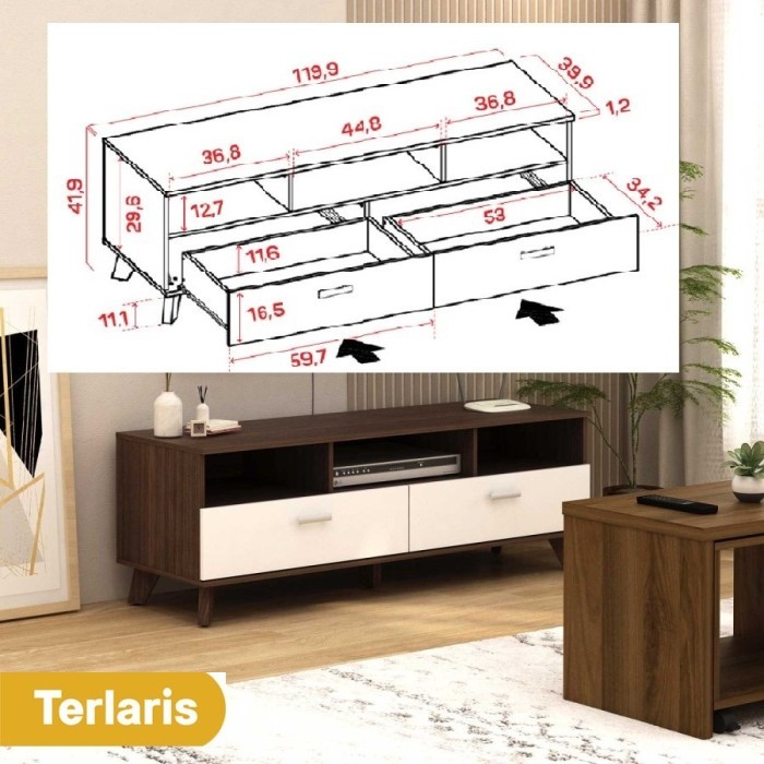 Jual Meja Tv Rak Tv Besar Arsen Tv 123 Harga Pabrik - Khusus Jne ...
