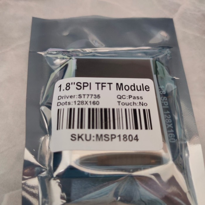 Jual LCD TFT 1.8" 128X160 PIXEL SERIAL SPI MODULE DISPLAY FOR ARDUINO ...